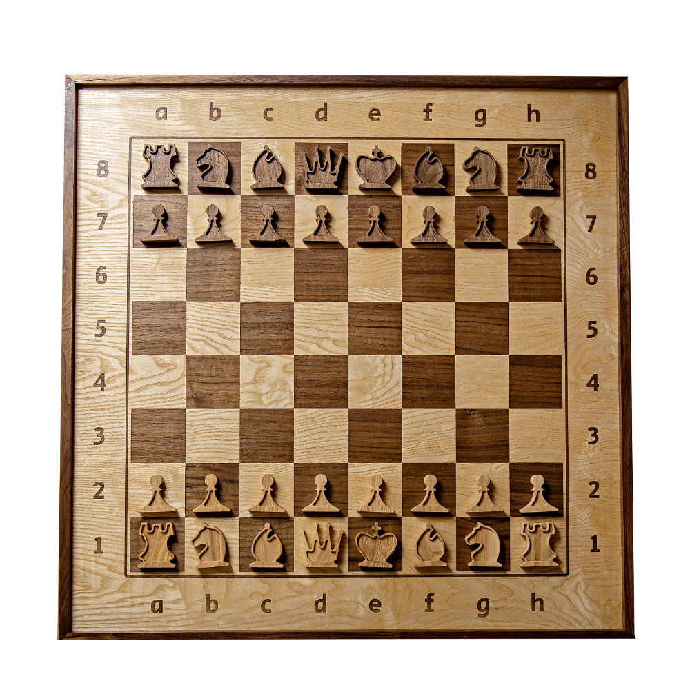ChessboArt800 vertical chess set for hanging on the wall – ChessboArt